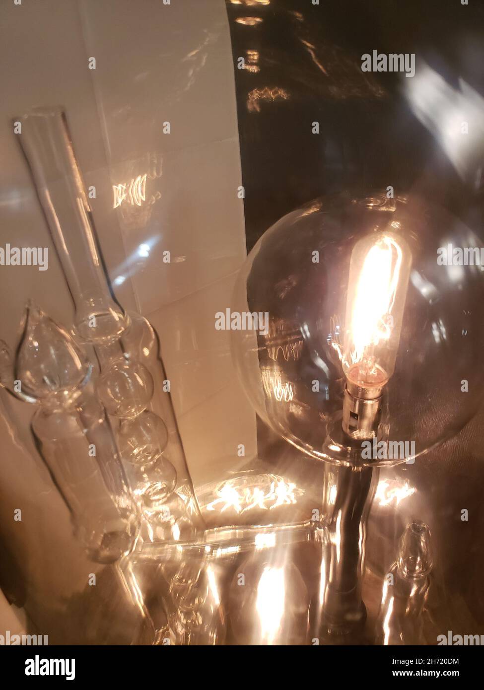 An old fashioned light display with multiple bulbs Stock Photo - Alamy