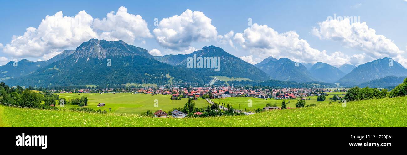 View oberstdorf allgaeu alps background hi-res stock photography and ...