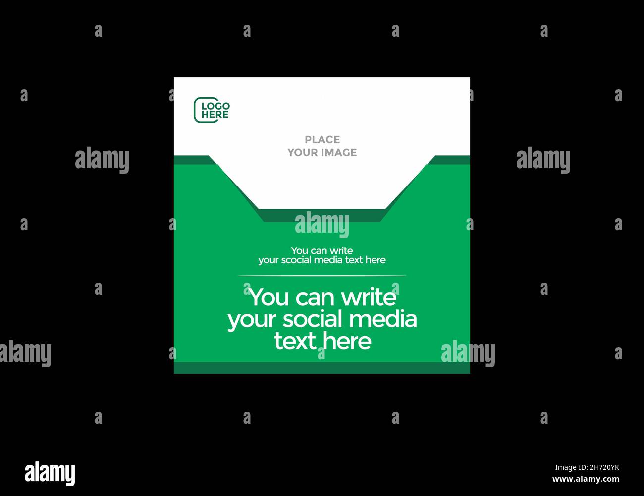 Colorful social media feed post design Stock Vector Image & Art - Alamy