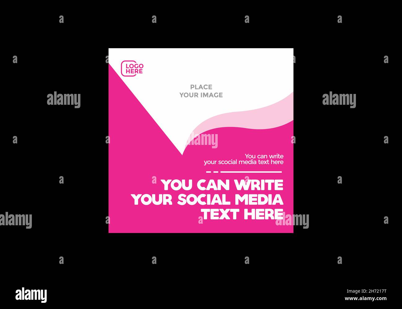 Social media feed Stock Vector Images - Alamy