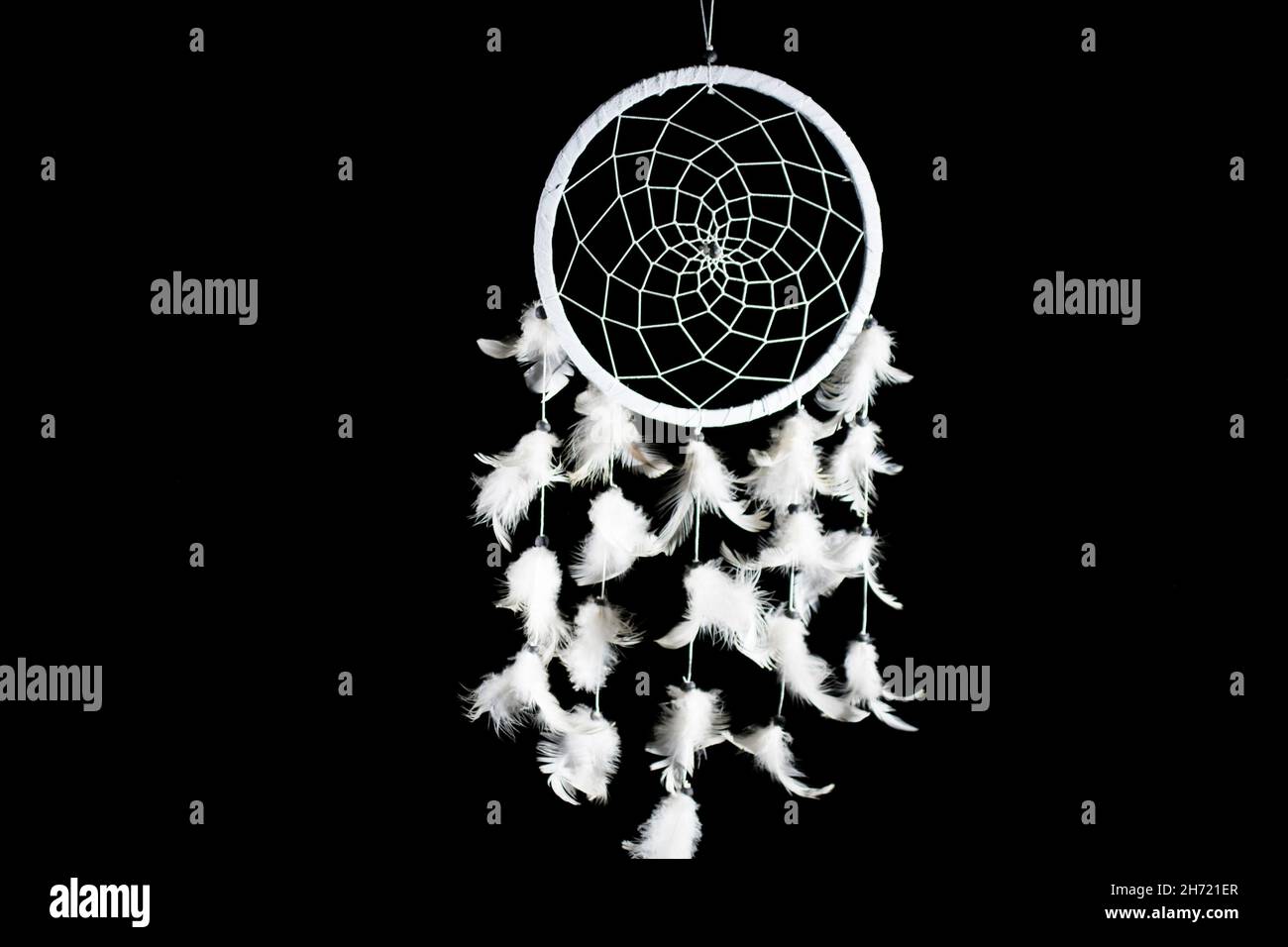 white dream trap and black background Stock Photo - Alamy