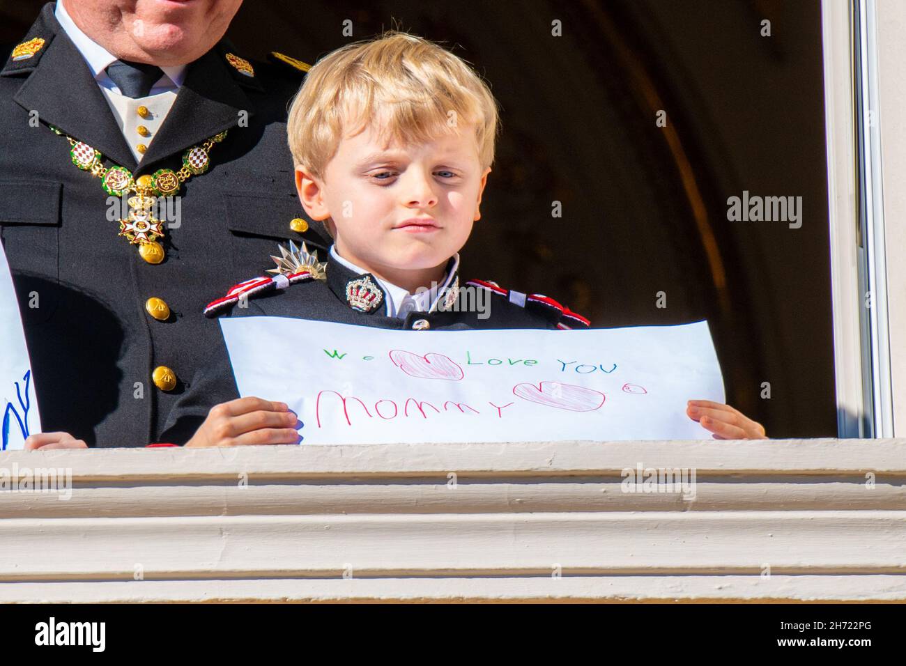 Prince Jacques of Monaco during the Army Parade, as part of the ...