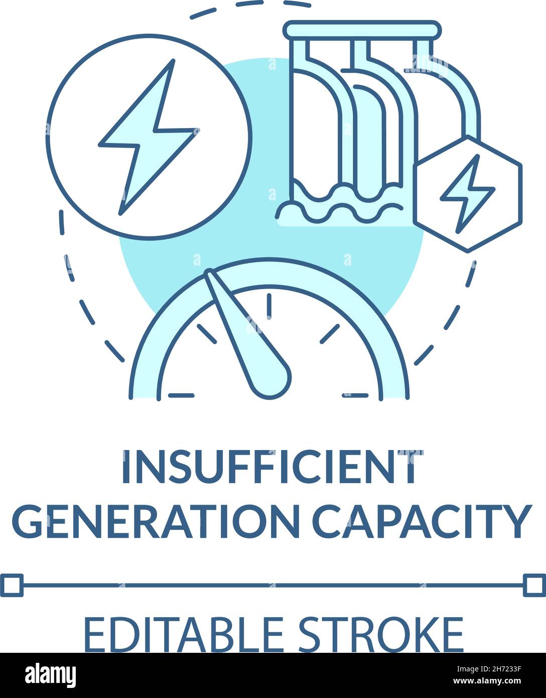 Insufficient energy Stock Vector Images - Alamy