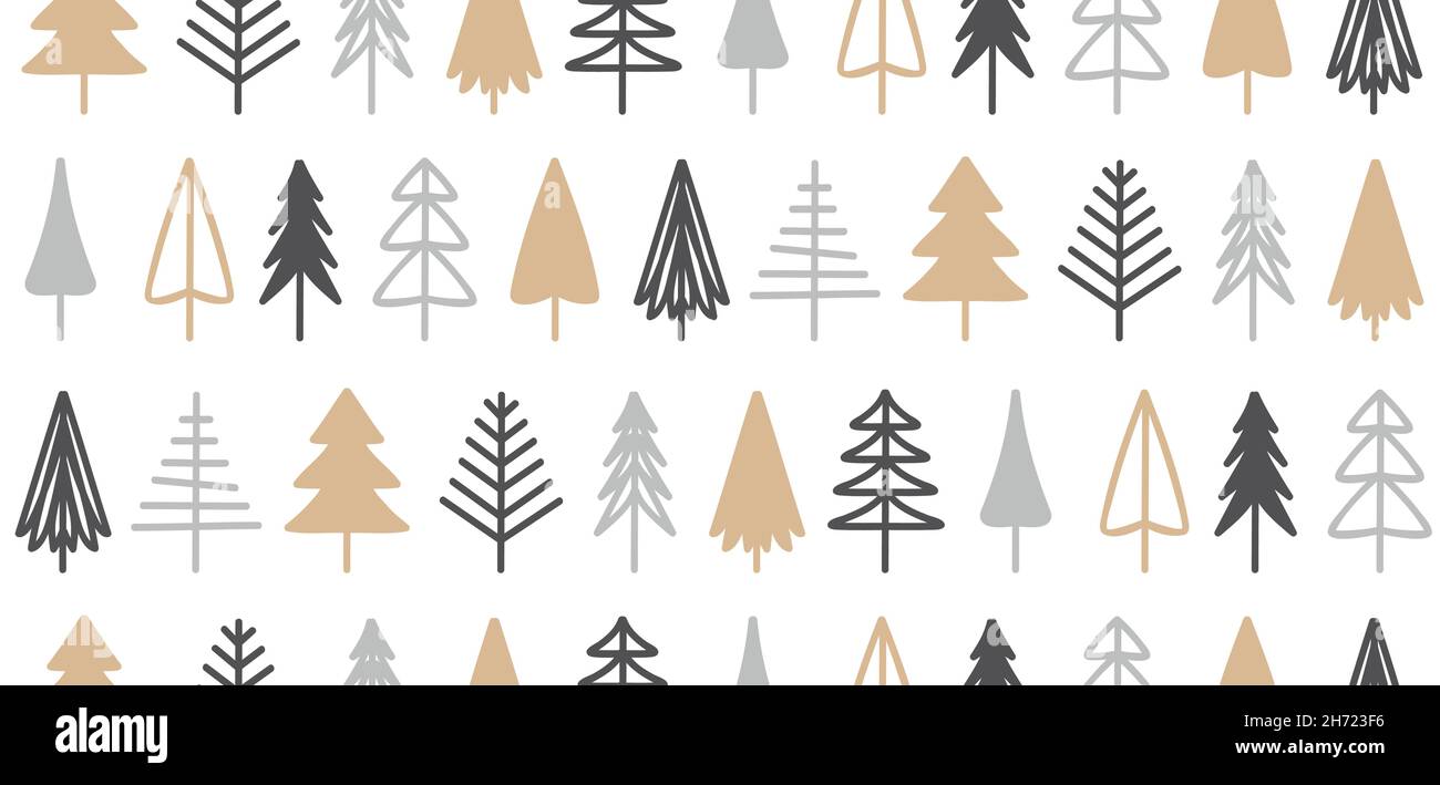 Seamless fir tree hi-res stock photography and images - Alamy