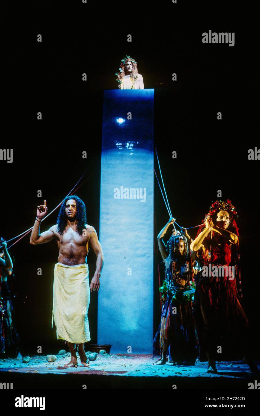 Dionysus and Agave lead Pentheus to his death - l-r: Joe Dixon ...