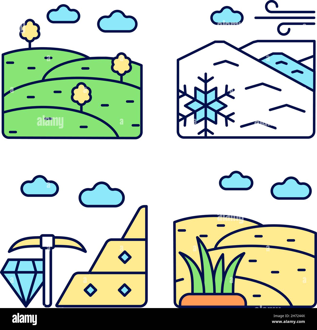 Land diversity RGB color icons set Stock Vector Image & Art - Alamy Land diversity RGB color icons set Stock Vector Image & Art - Alamy