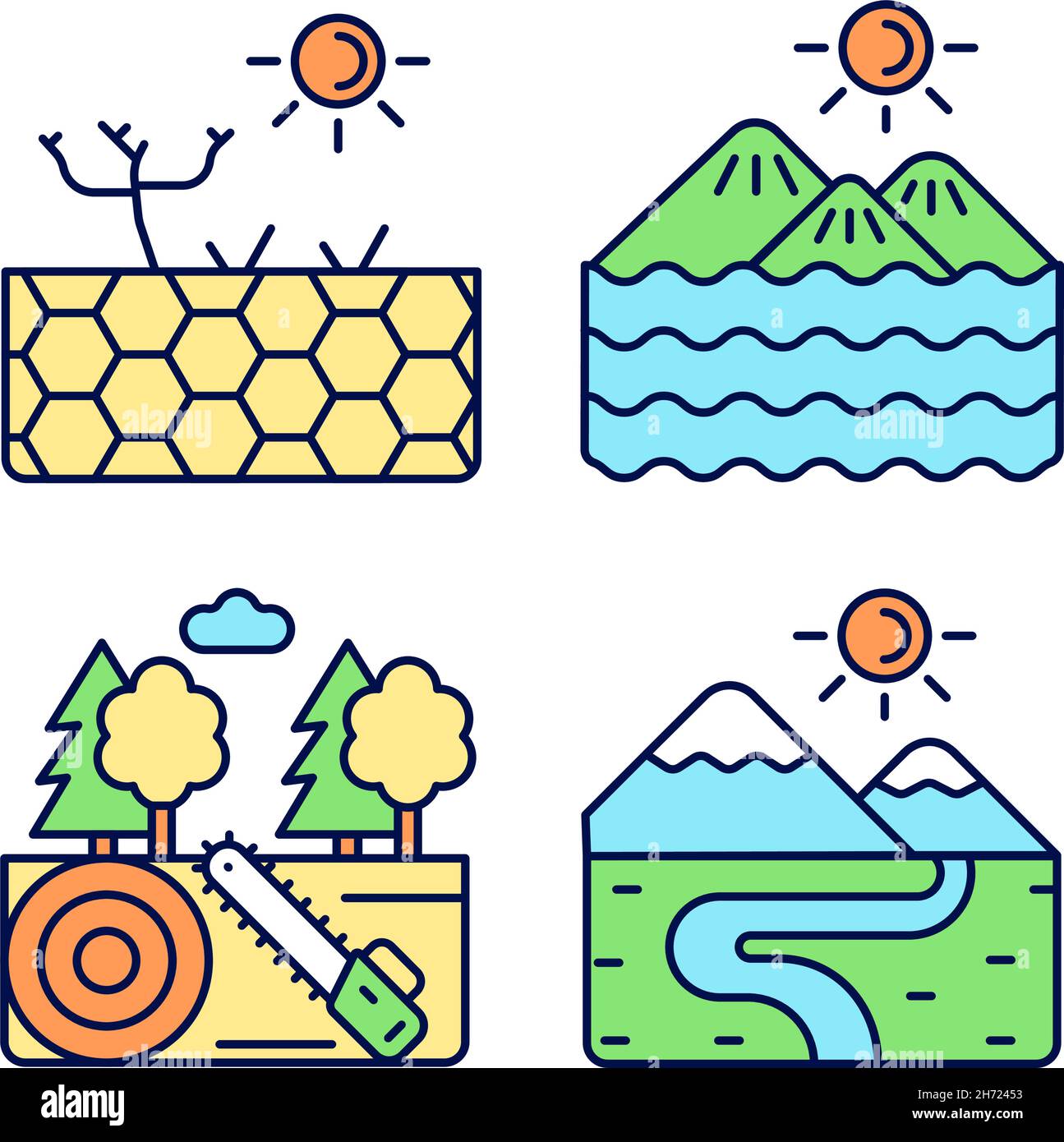 Diverse landforms RGB color icons set Stock Vector Image & Art - Alamy Diverse landforms RGB color icons set Stock Vector Image & Art - Alamy