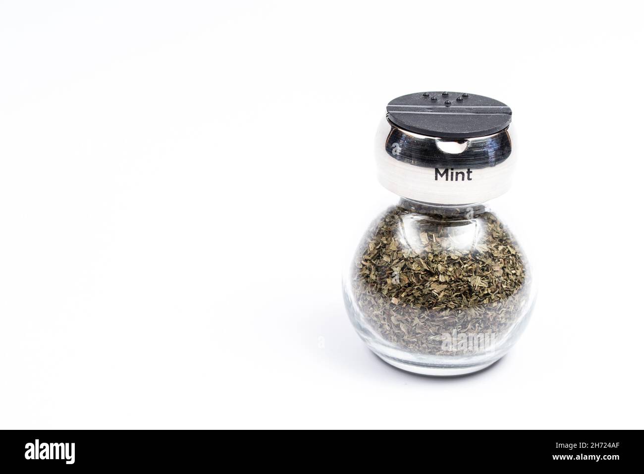Mint spice isolated white background Stock Photo - Alamy