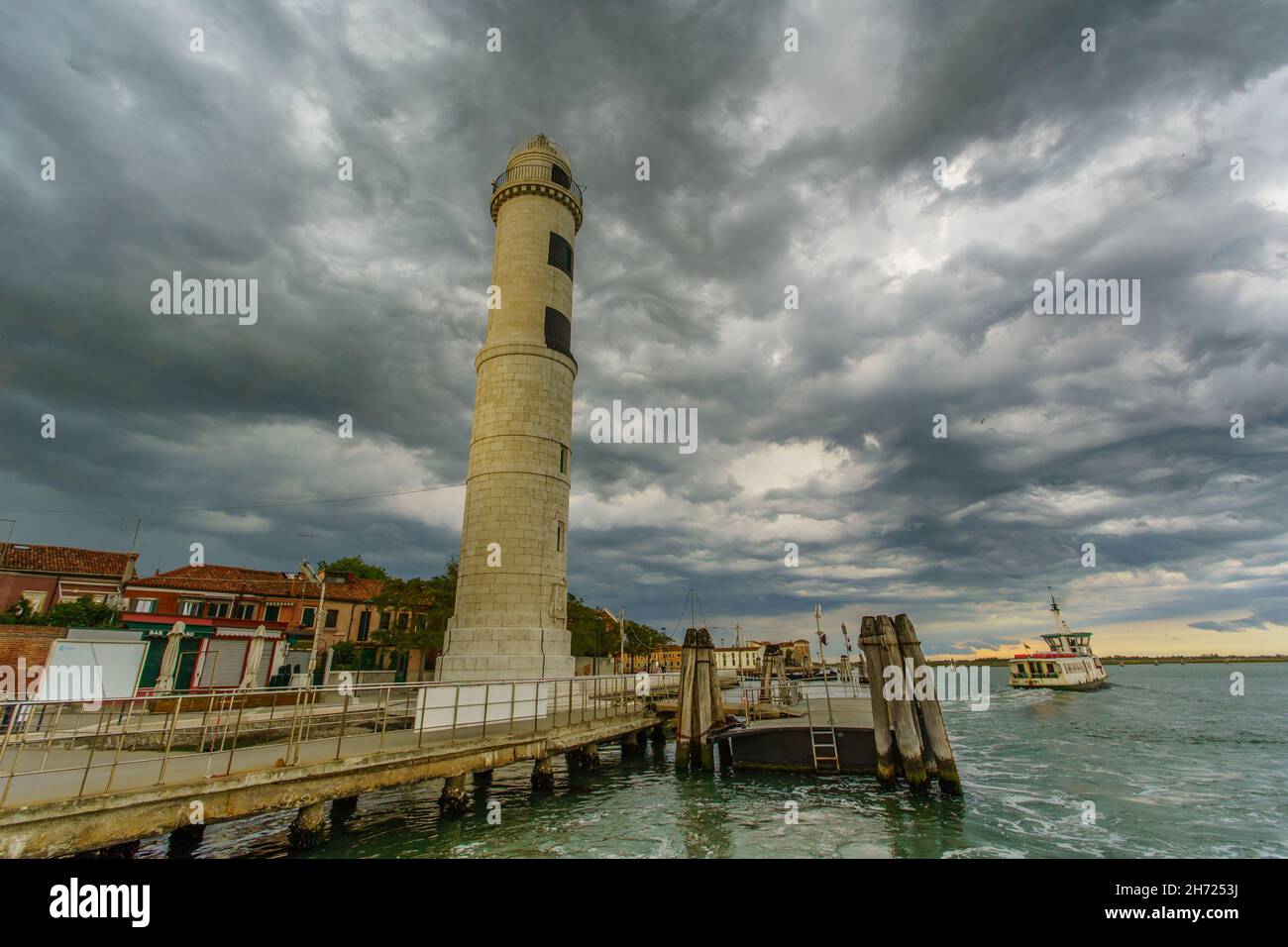 Murano lighthouse (Venice Stock Photo - Alamy