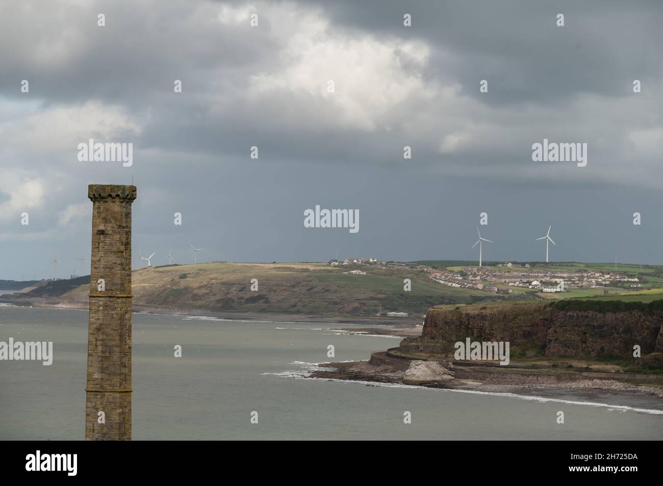 mine shaft and wind turbines Stock Photo - Alamy