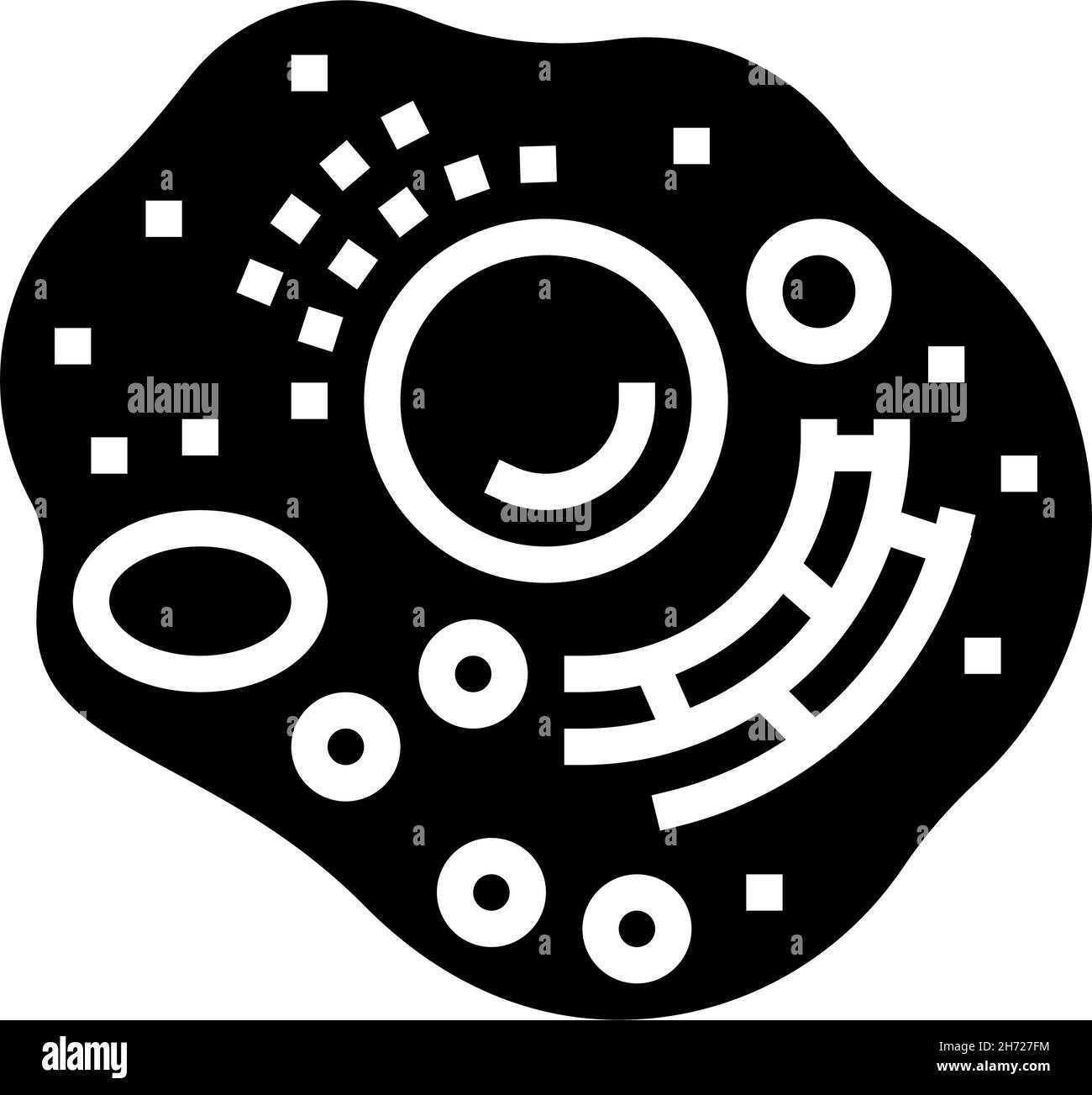 cell human glyph icon vector illustration Stock Vector Image & Art - Alamy