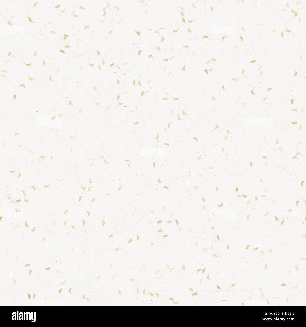 Handmade white gold metallic rice sprinkles paper texture. Seamless ...