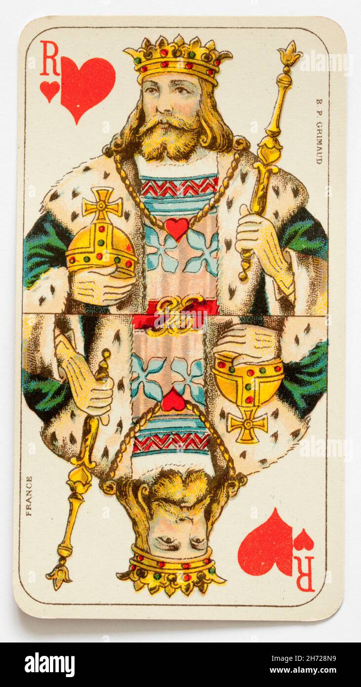 French Tarot Nouveau Card Game BP Grimaud Stock Photo - Alamy
