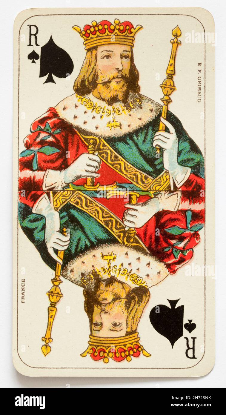 French Tarot Nouveau Card Game BP Grimaud Stock Photo - Alamy