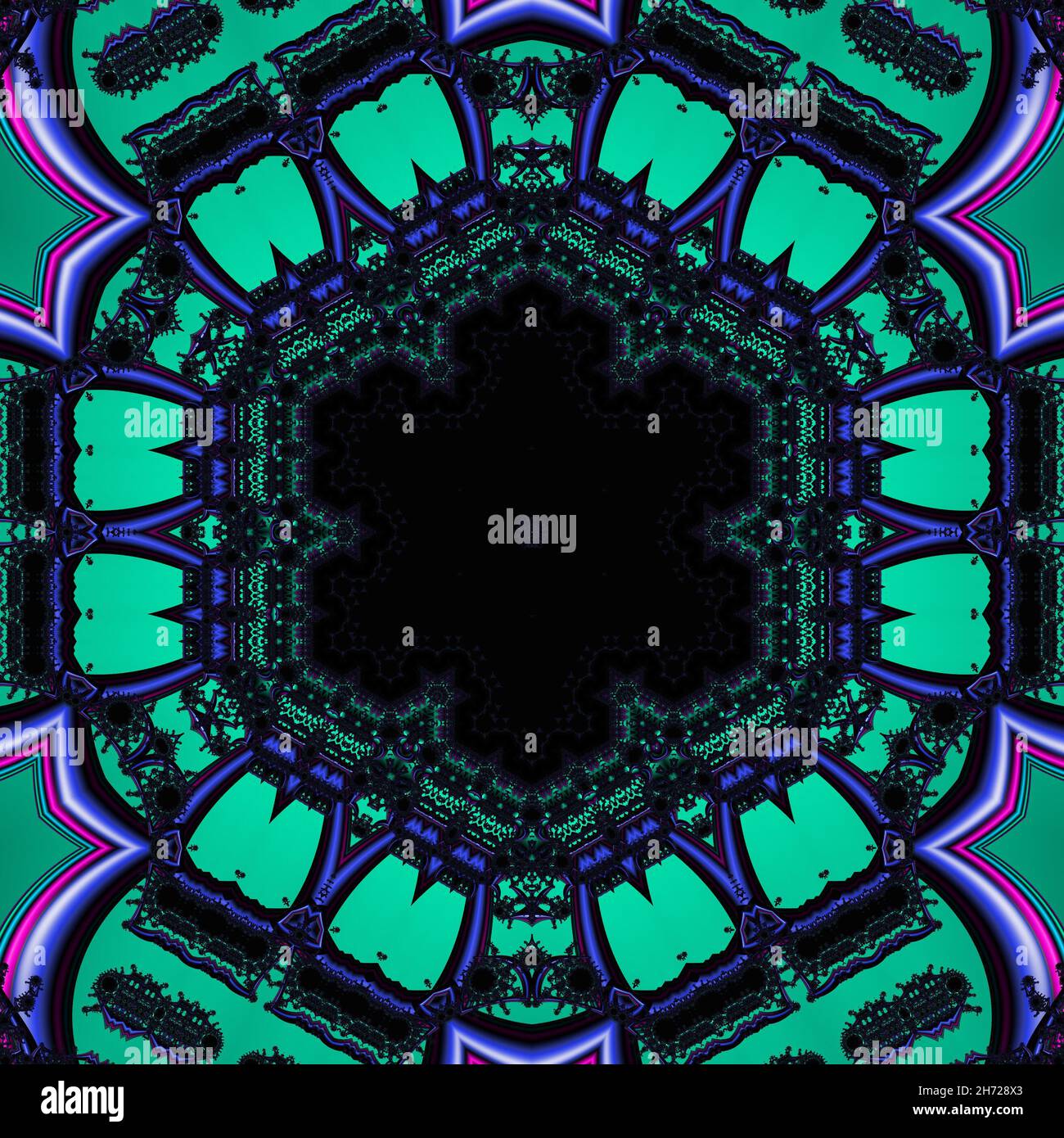 Abstract Computer generated Fractal design. A fractal is a never-ending ...