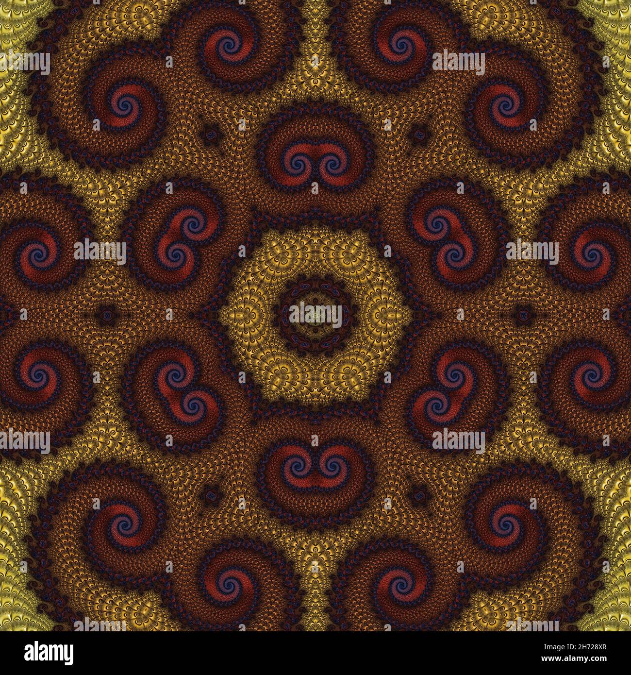 Abstract Computer generated Fractal design. A fractal is a never-ending ...
