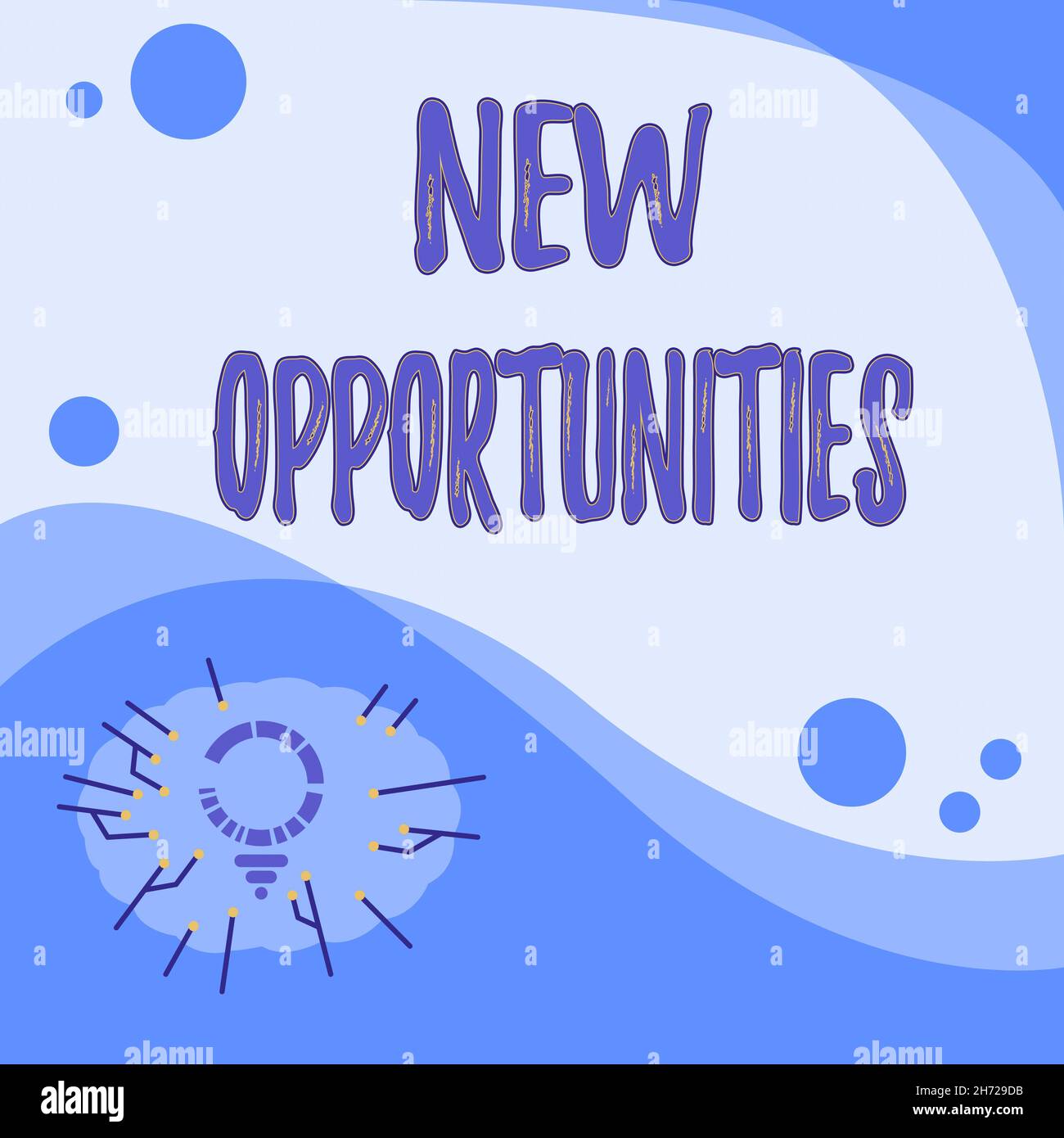 Hand writing sign New Opportunities. Business showcase exchange views ...