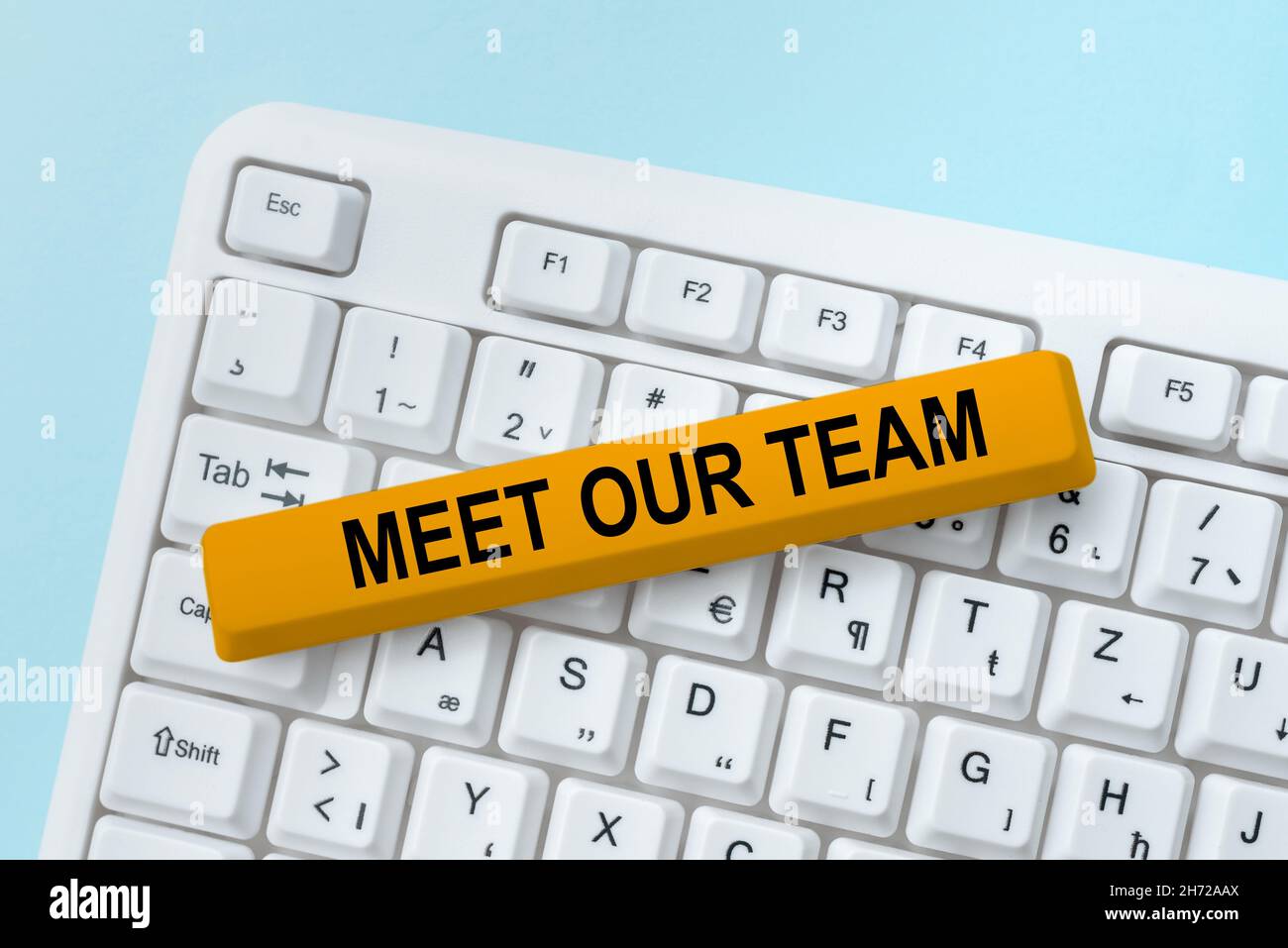 Sign displaying Meet Our Team. Business concept introducing another ... Sign displaying Meet Our Team. Business concept introducing another ...