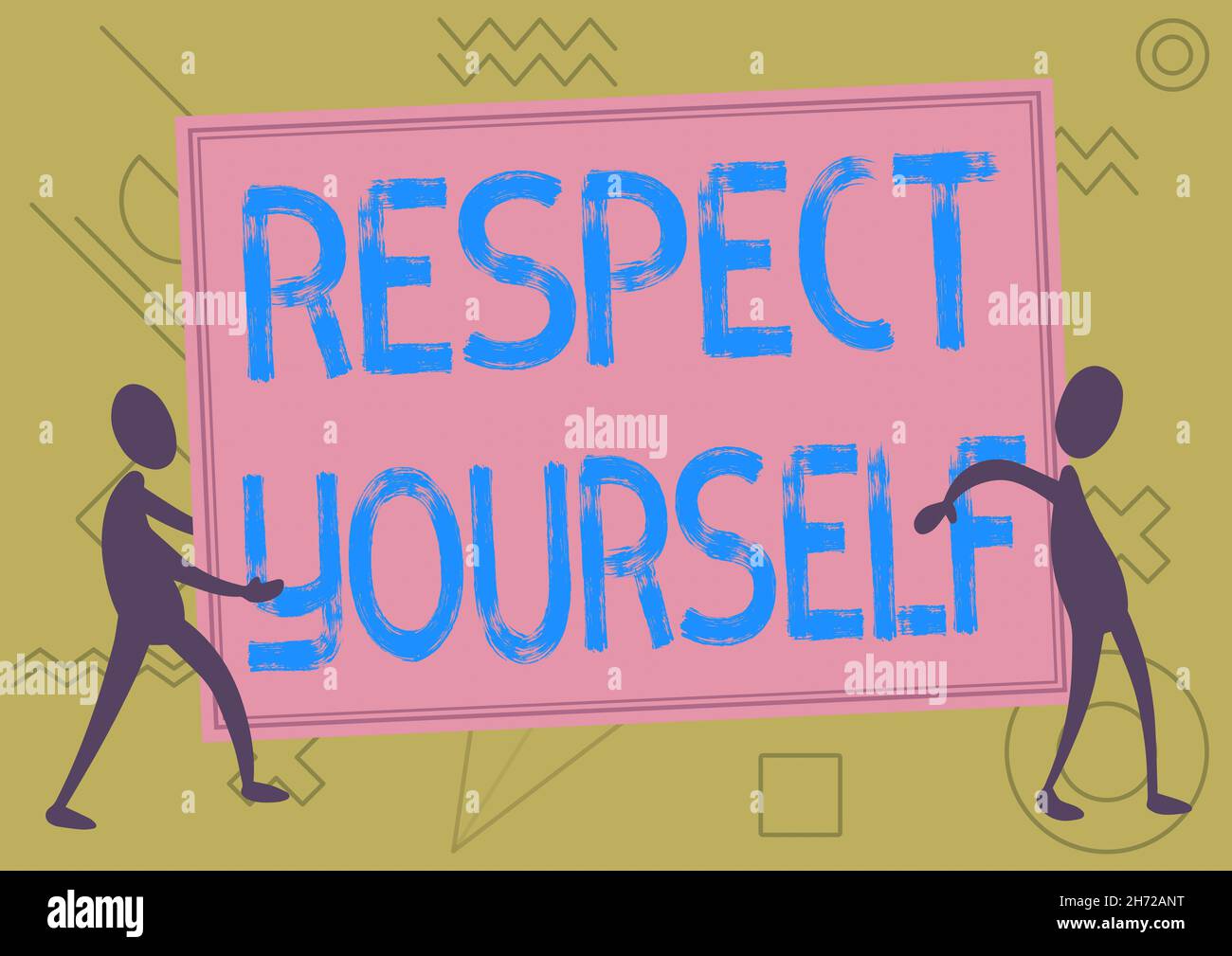 Conceptual display Respect Yourself. Word Written on believing that you ...