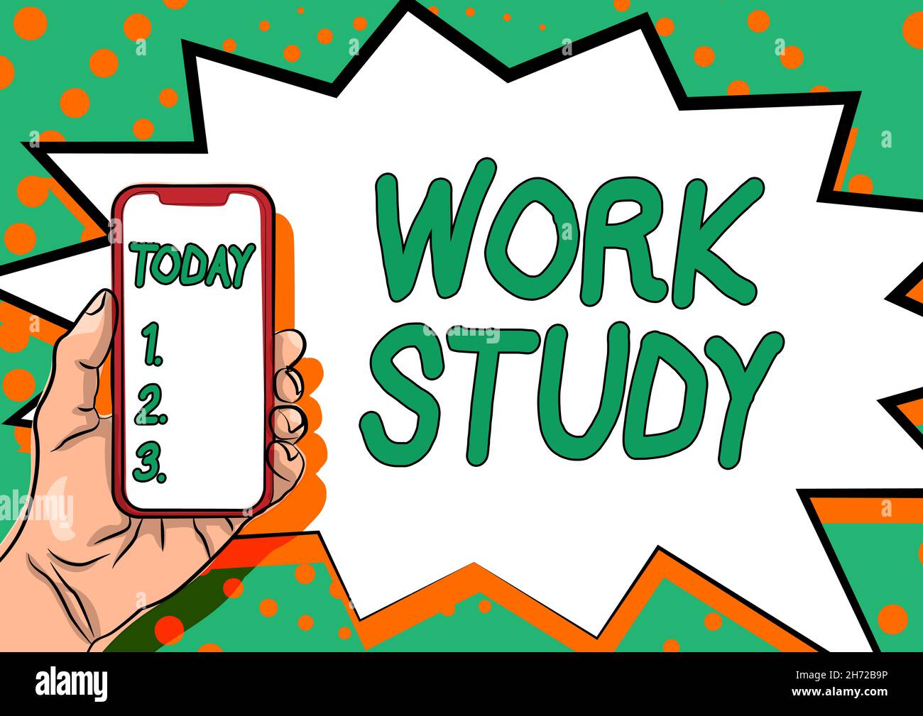 Inspiration showing sign Work Study. Business concept college program ...