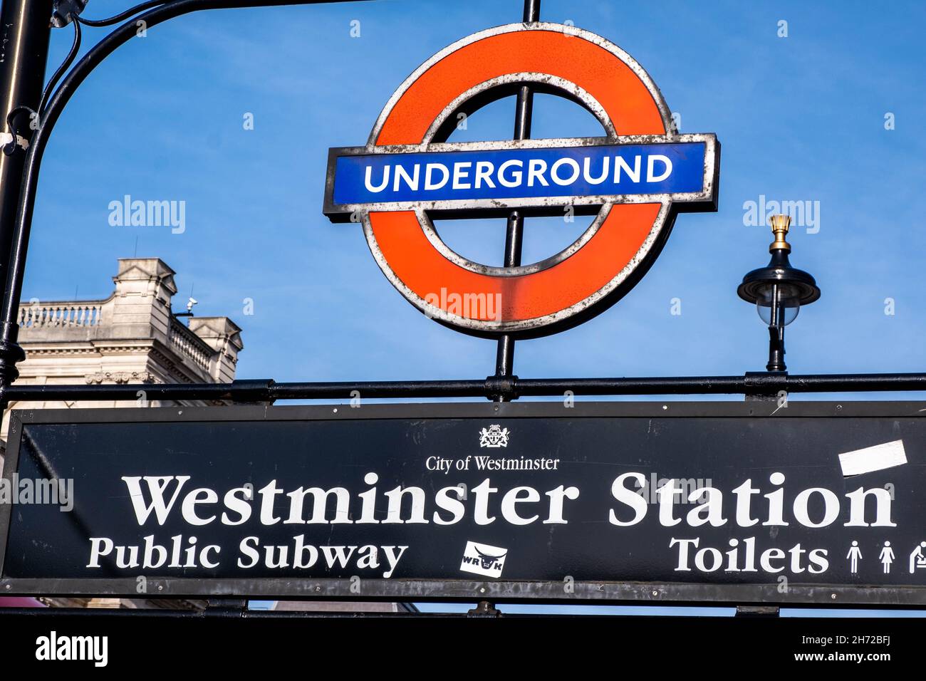 Victoria Westminster London England UK, November 7 2021, Entrance And ...