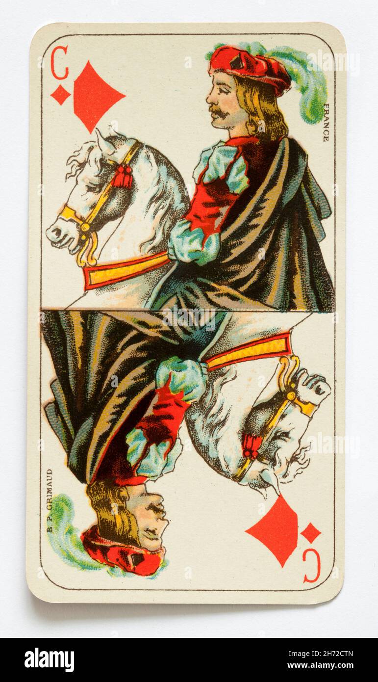 French Tarot Nouveau Card Game BP Grimaud Stock Photo - Alamy