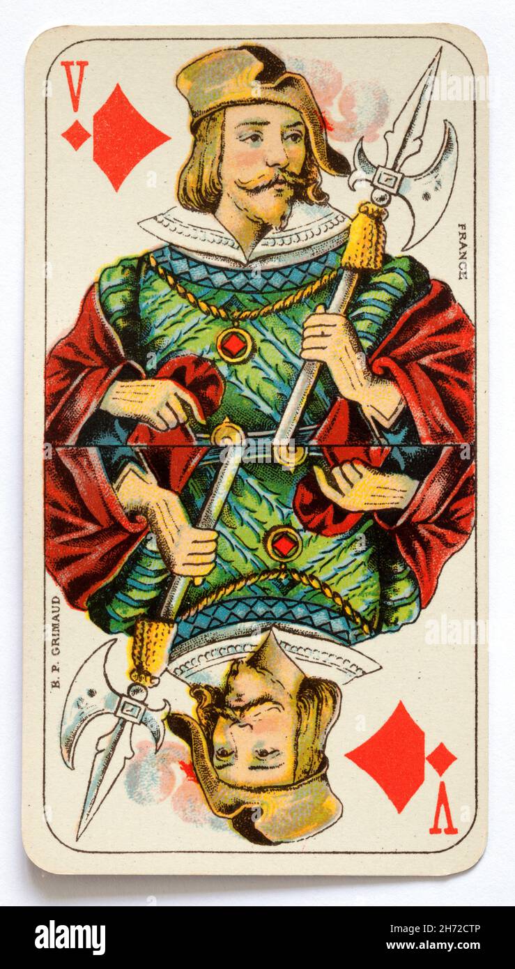 French Tarot Nouveau Card Game BP Grimaud Stock Photo - Alamy