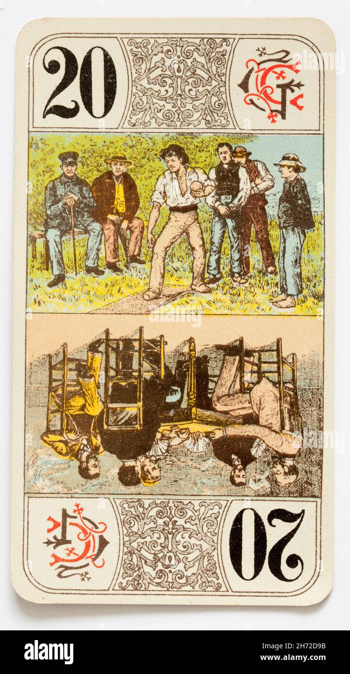 French Tarot Nouveau Card Game BP Grimaud Stock Photo - Alamy