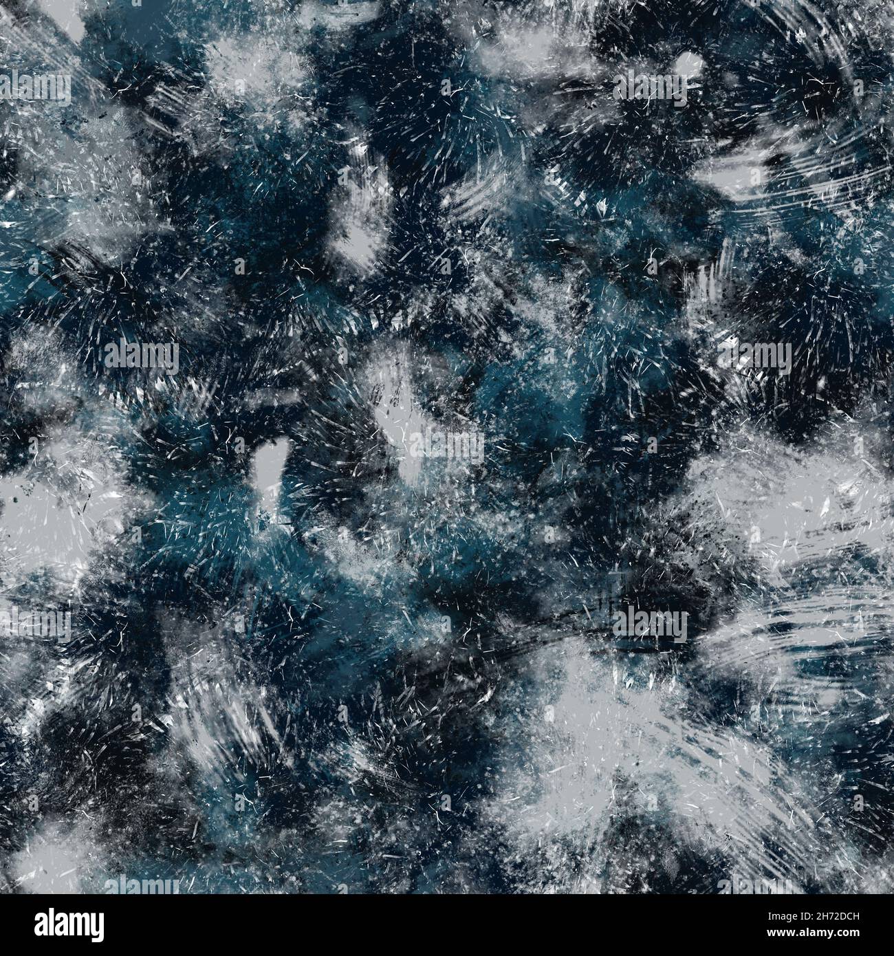 Seamless navy blue and white abstract grungy seamless surface pattern ...