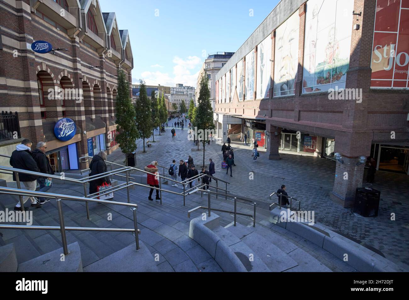 elliot street and elliot square shopping pedestrian district area of ...