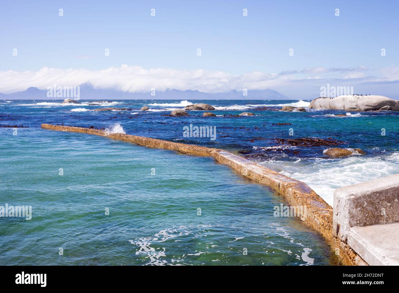 Miller's Point Tidal Pool off the False Bay coast of Cape Town South ...