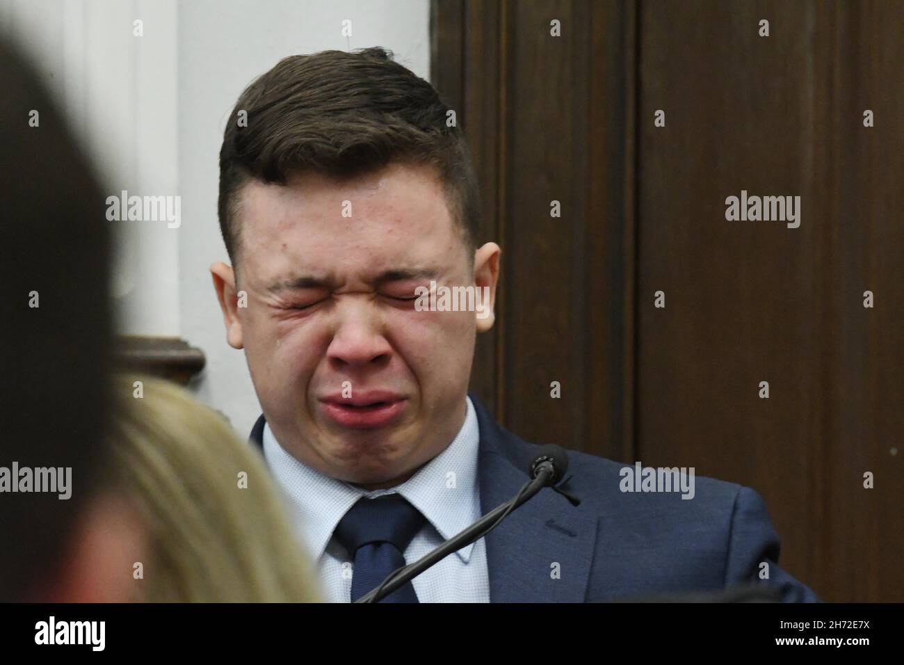 Kyle rittenhouse crying hi-res stock photography and images - Alamy
