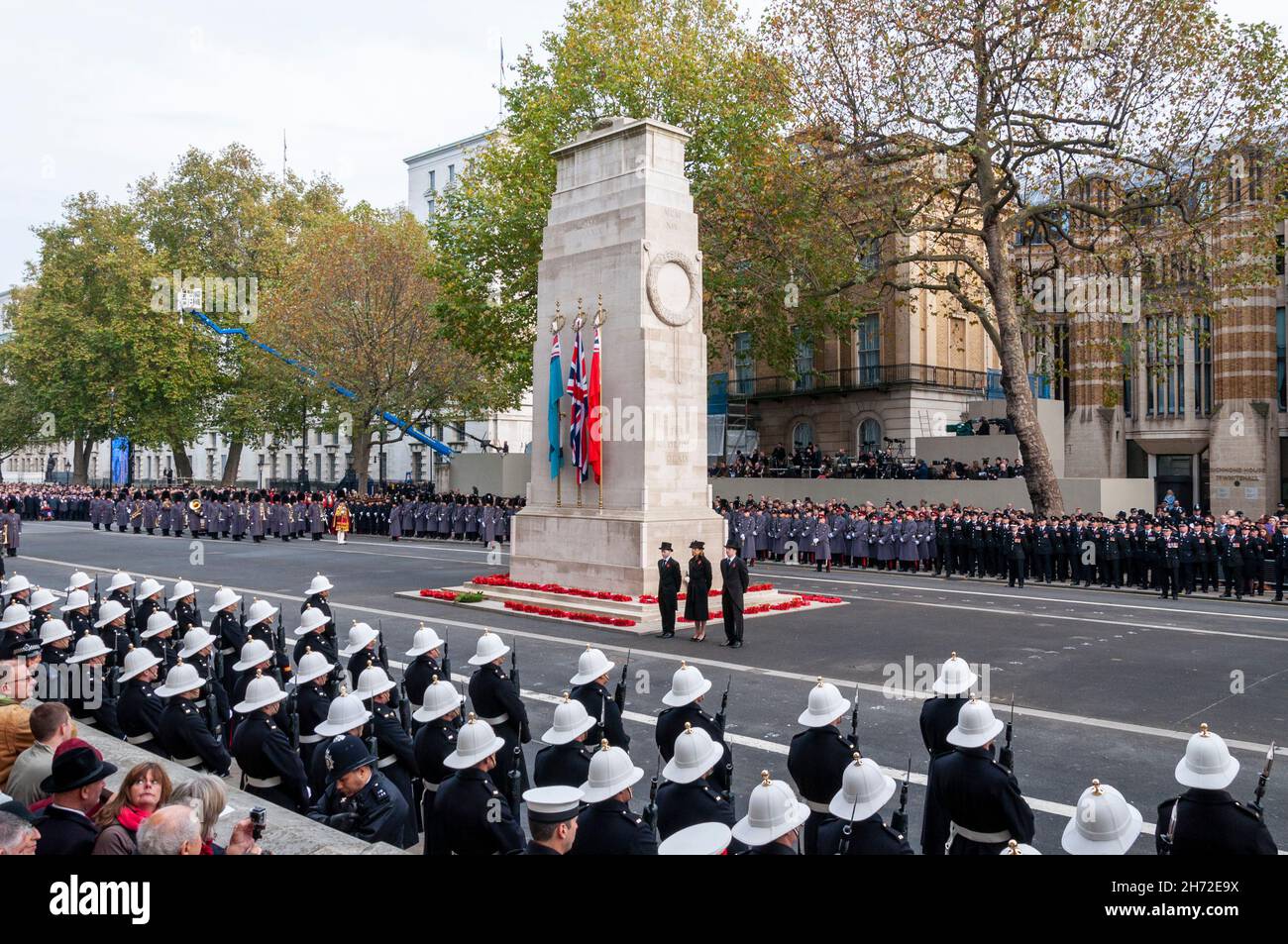 The Cenotaph National Service of Remembrance on Remembrance Sunday ...