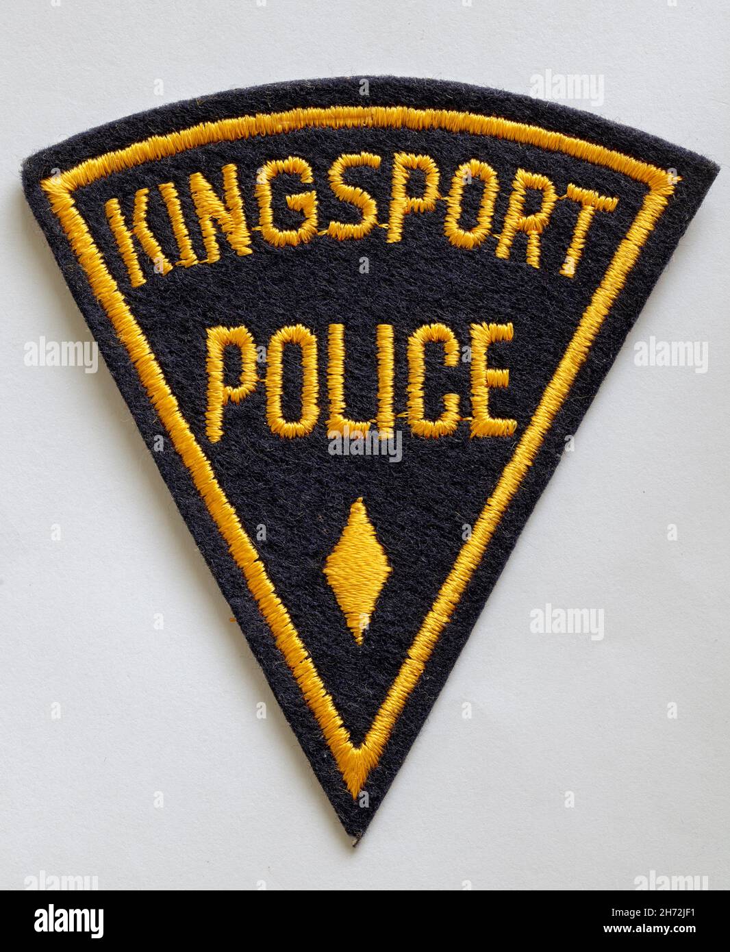 Vintage KINGSPORT Police Uniform Patch Badge Stock Photo - Alamy