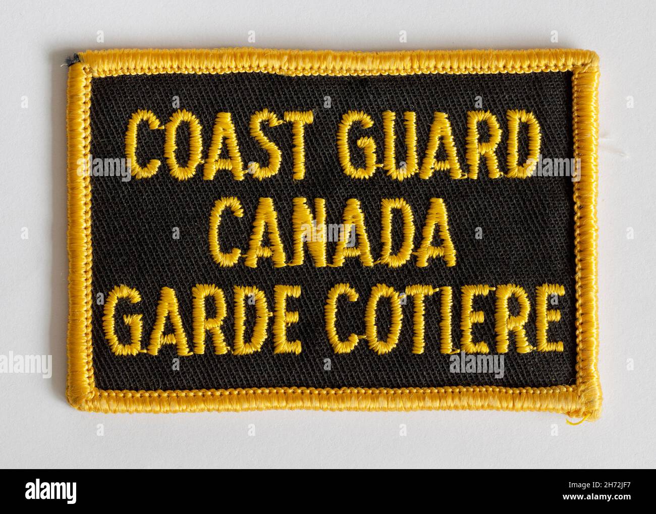 Vintage Canadian Coast Guard Uniform Patch Badge Stock Photo - Alamy