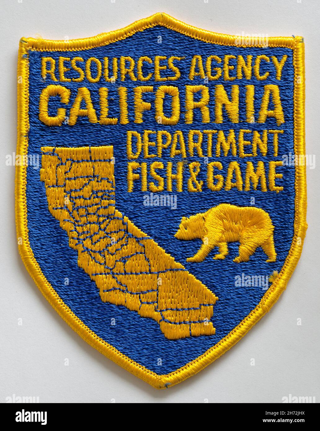 Vintage Californian Department of Fish and Game Police Patch Badge ...