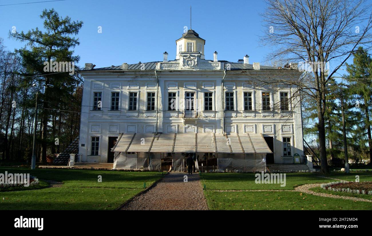 Late 18th-century manor house at Viaziomy, former estate of the noble ...