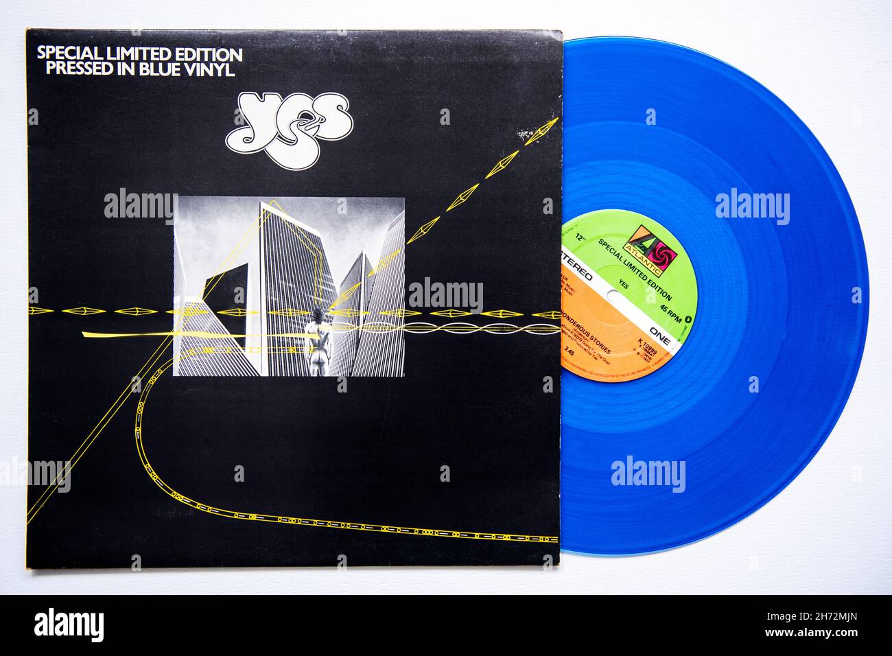 Limited edition blue vinyl 12 inch version of the single Wonderous ...