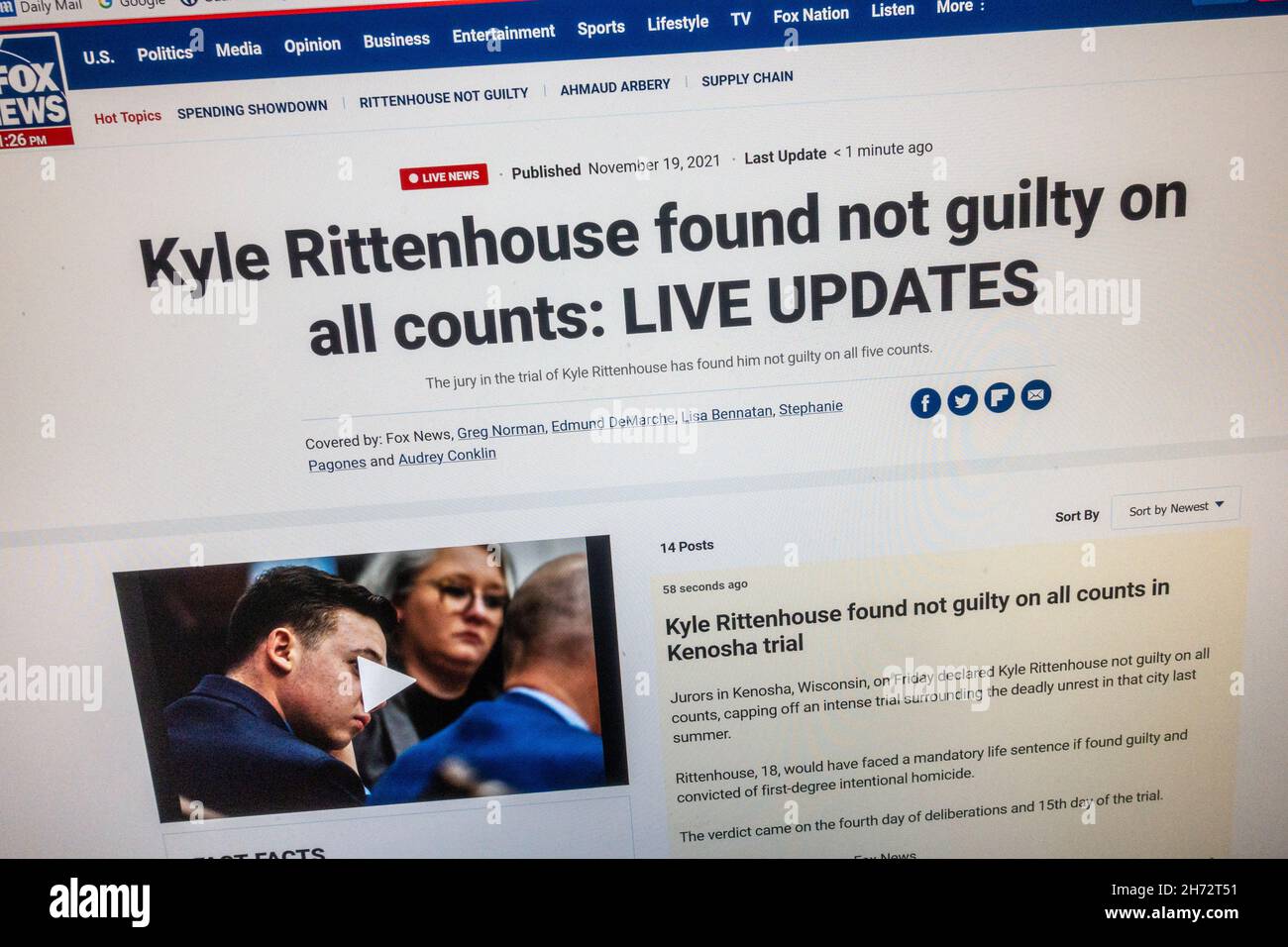 Kyle fox hi-res stock photography and images - Alamy