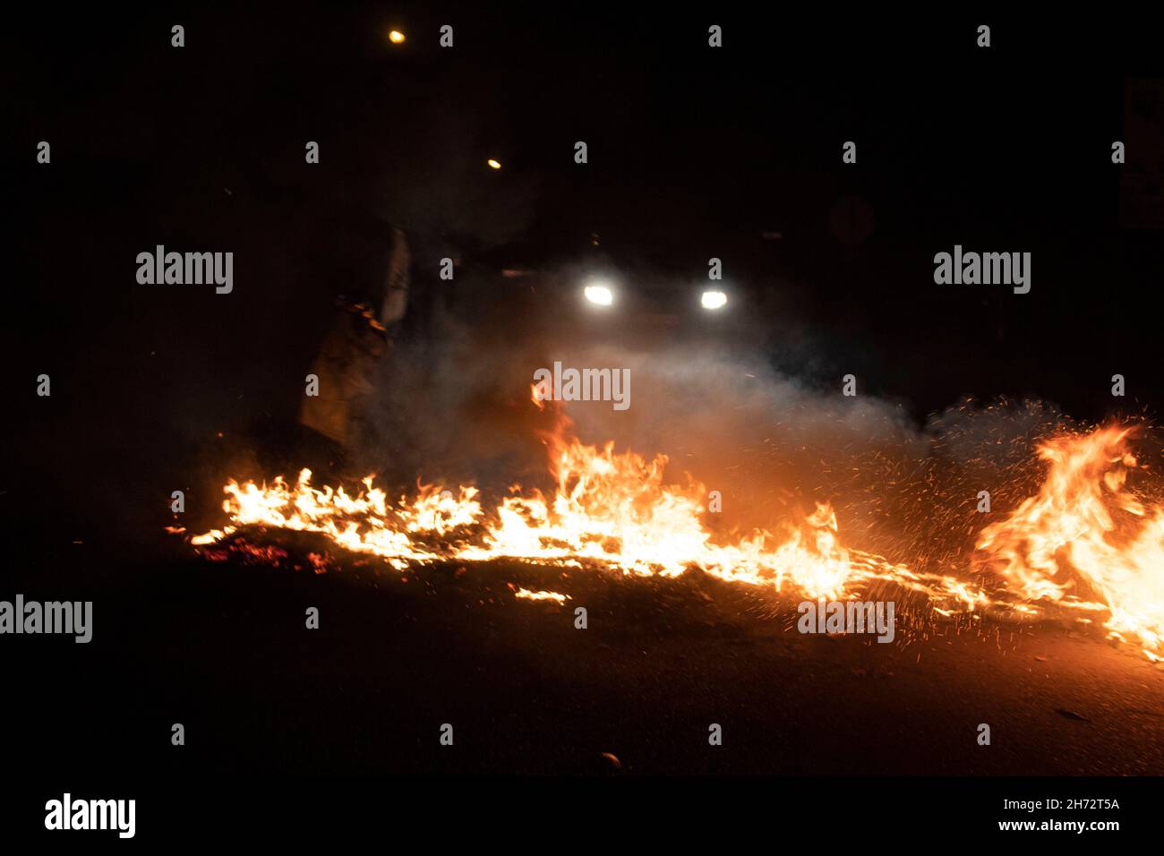 Service delivery protest south africa hi-res stock photography and ...