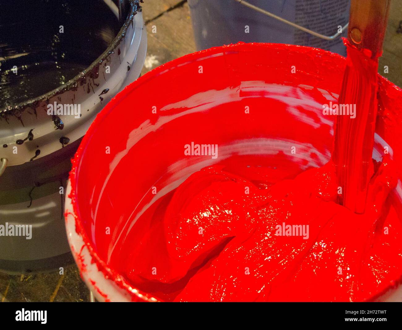 Silkscreen printing ink Stock Photo - Alamy