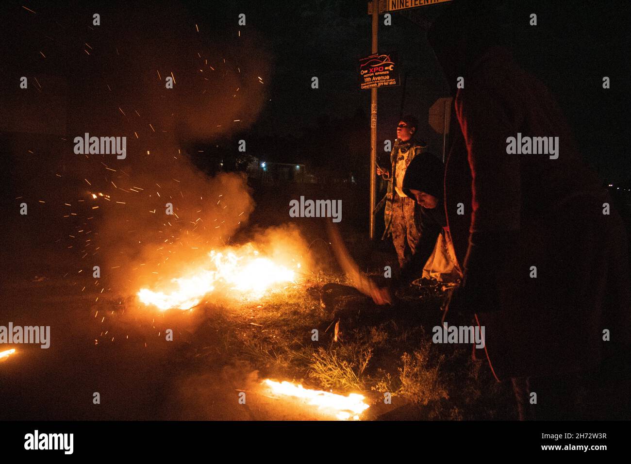 Service delivery protest south africa hi-res stock photography and ...