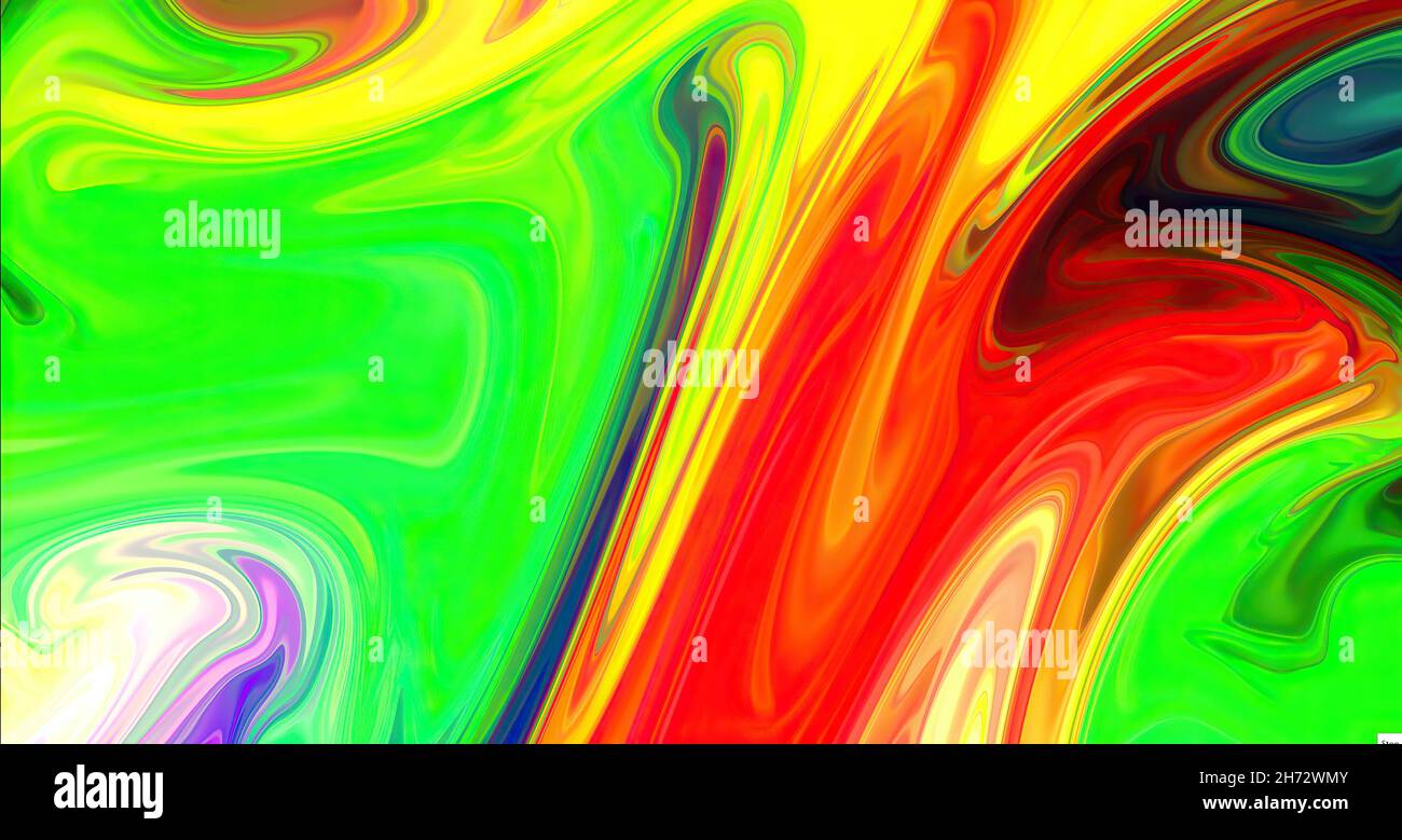 Colorful paint mix with gradient vivid colors Stock Photo - Alamy
