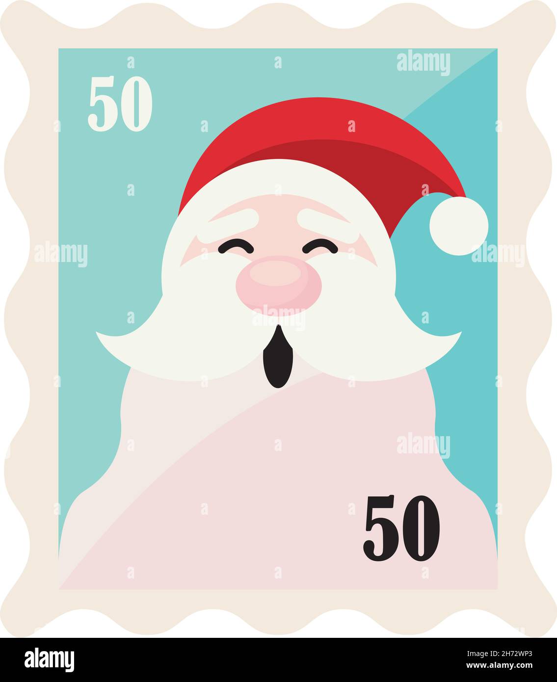 dear santa letter stamp Stock Vector Image & Art - Alamy