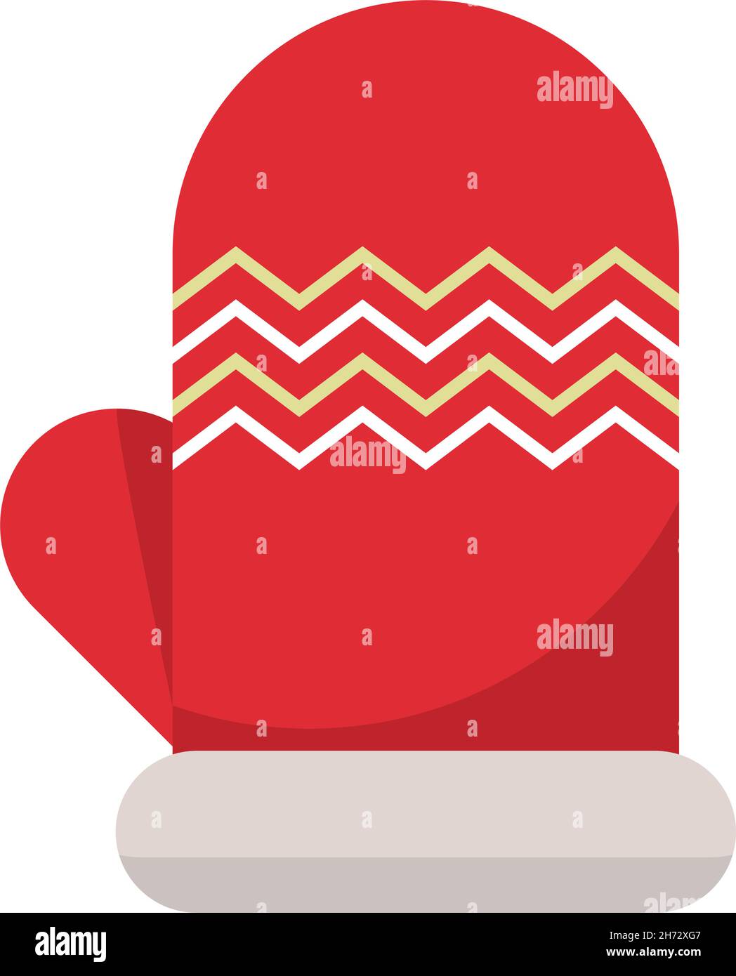 santa claus glove Stock Vector Image & Art - Alamy