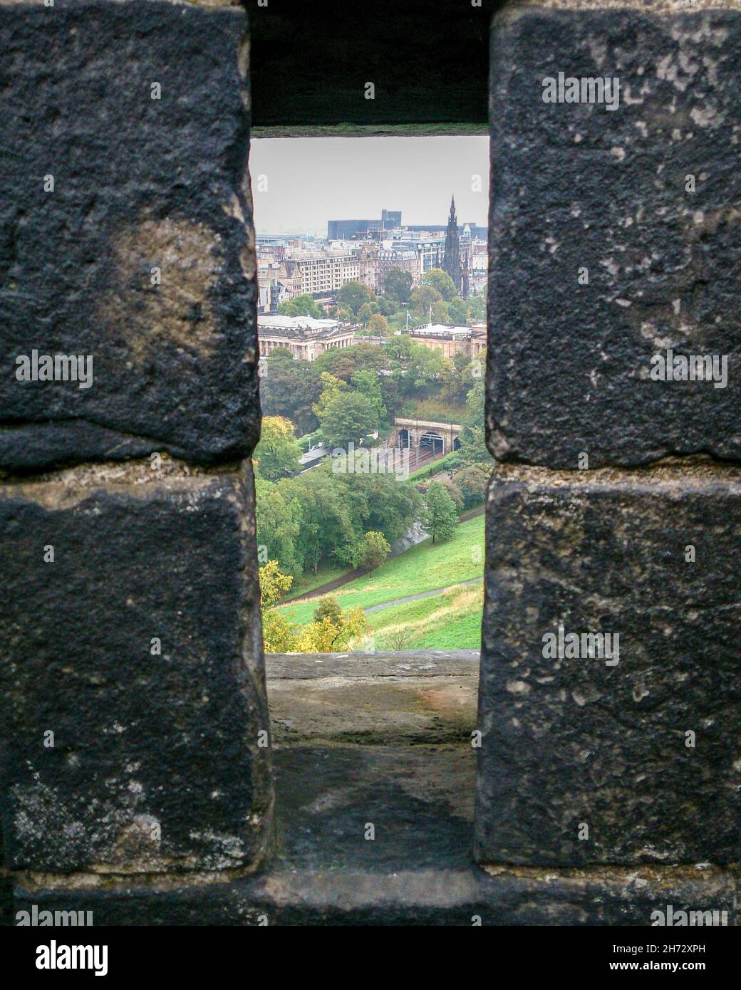 View from Edinburgh Castle Stock Photo - Alamy