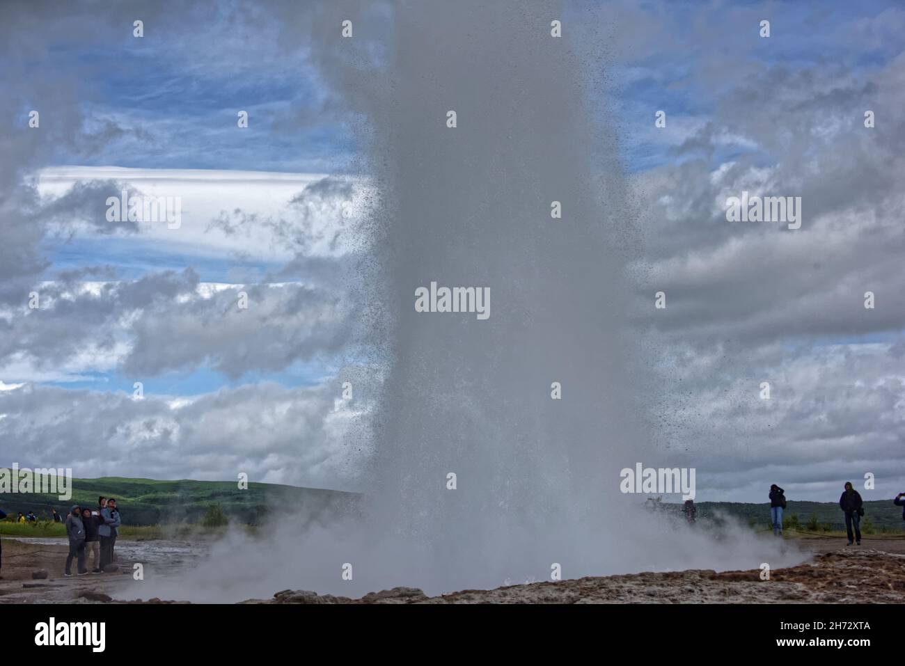 Welcome to Geysir and the Surrounding area, Iceland Stock Photo - Alamy