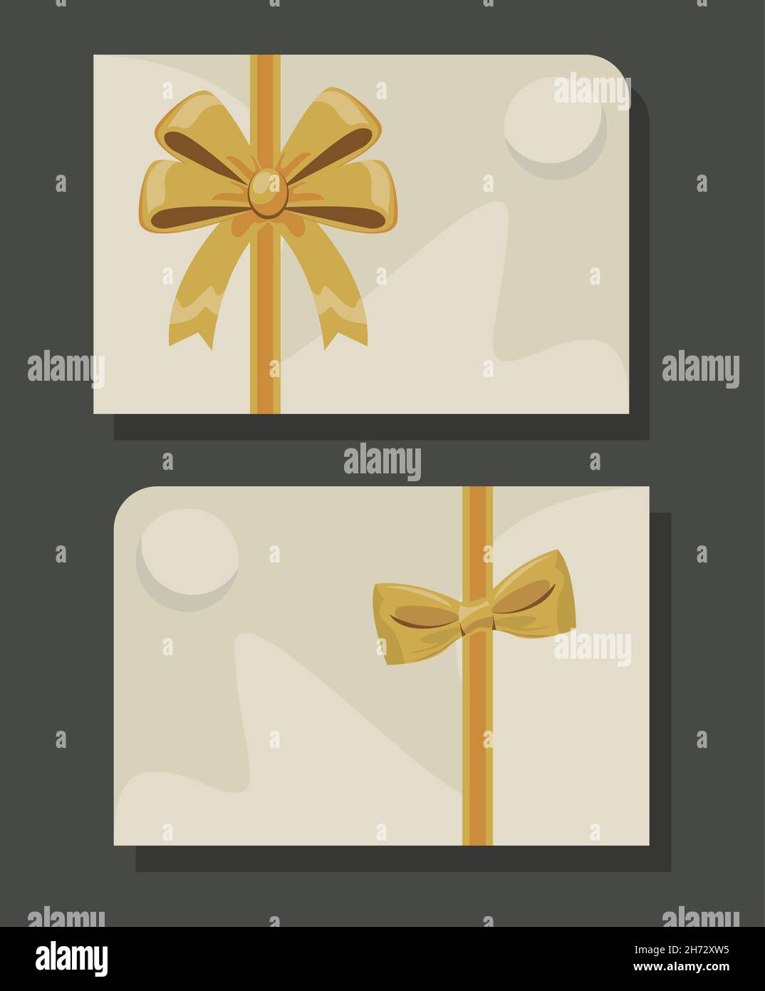 Two postcards Stock Vector Images - Alamy