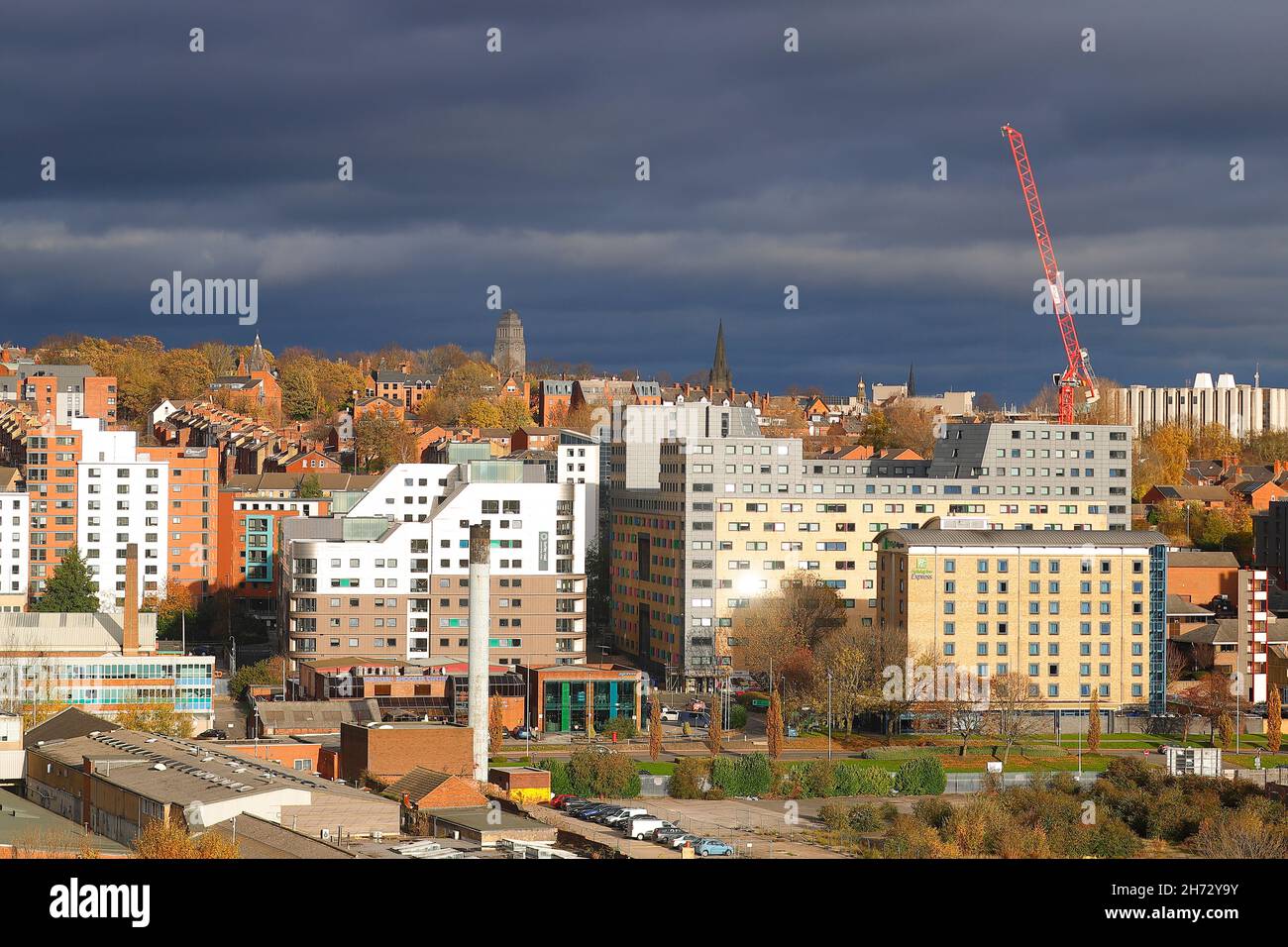 Burley skyline hi-res stock photography and images - Alamy