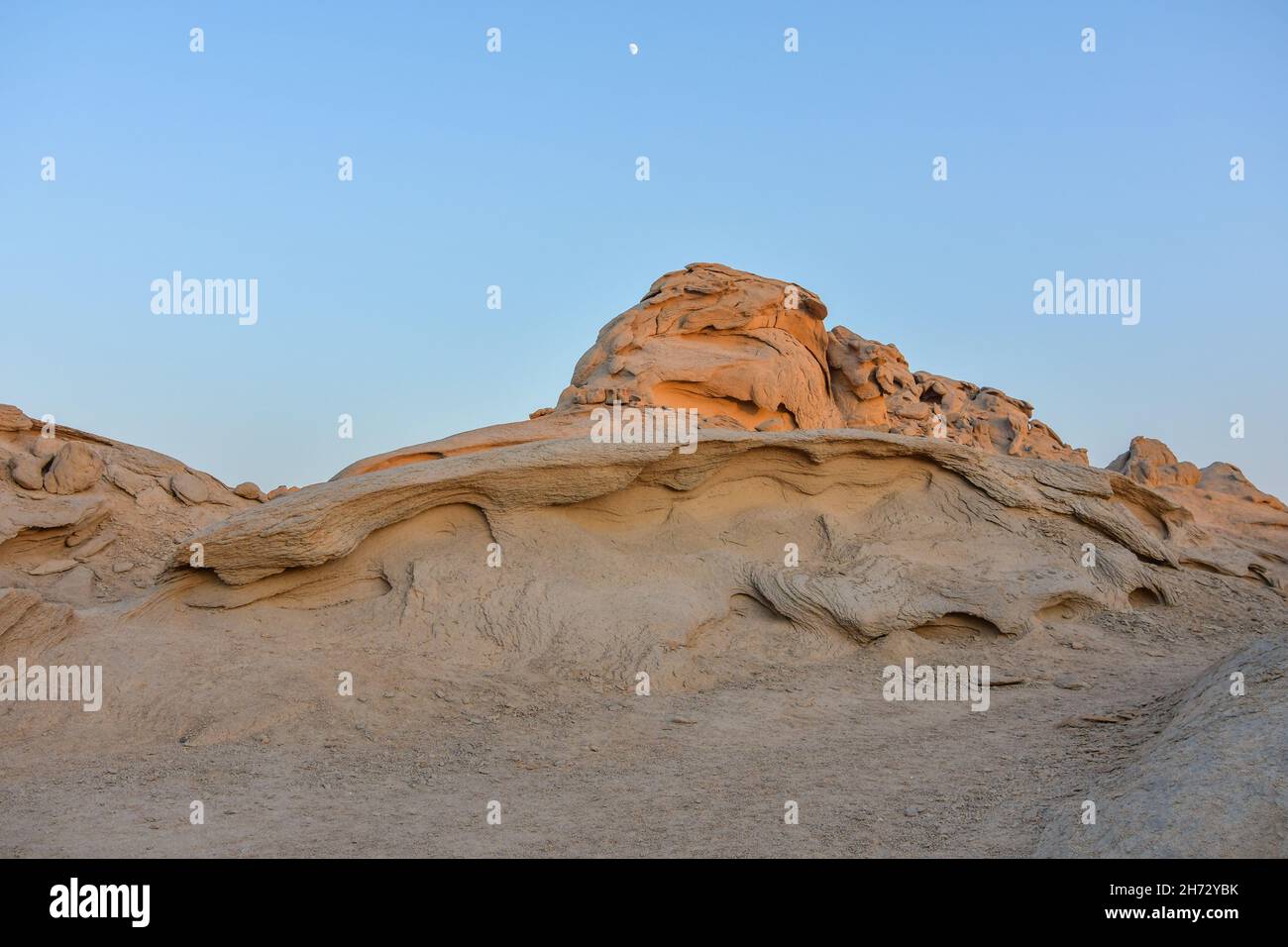 orange desert without people and animals. Nothing Stock Photo - Alamy